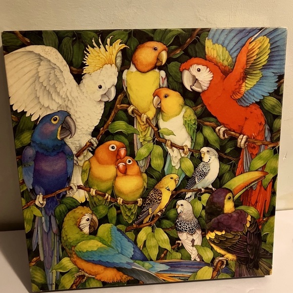 Springbok | Games | Vintage Springbok Puzzle Jungle Birds Jigsaw Exotic ...